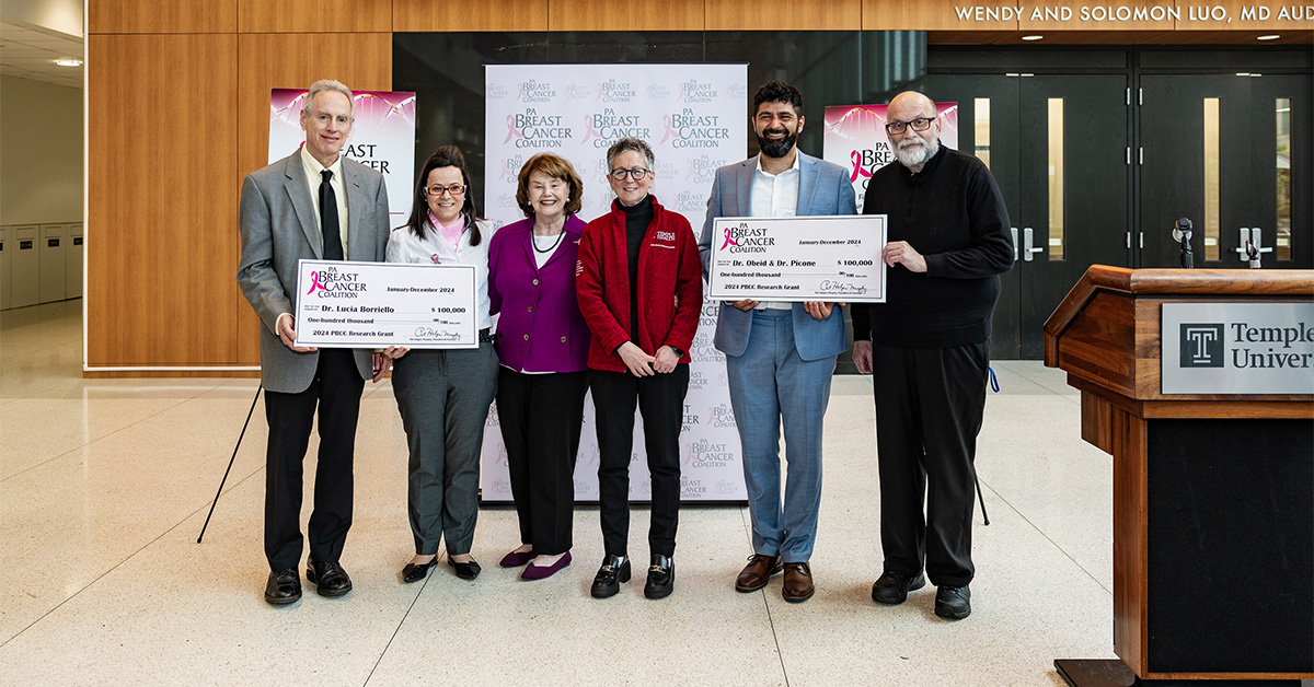 Temple University and Fox Chase Cancer Center Researchers Awarded $200,000 in Grants From PA ...